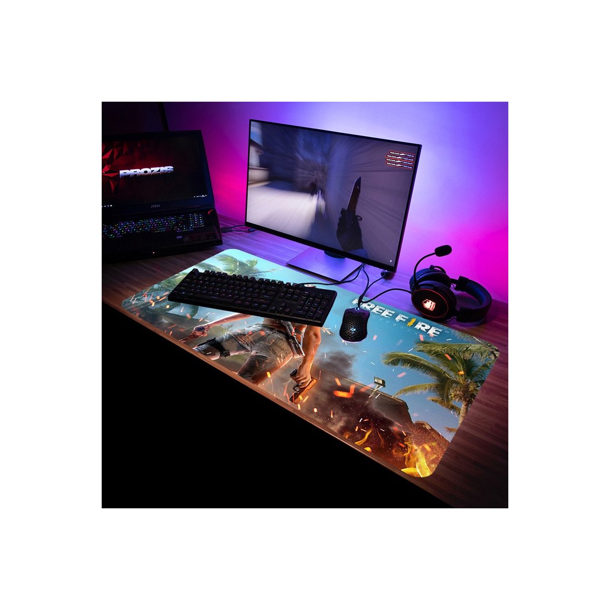 Mouse Pad Gamer FF - Garena Free Fire