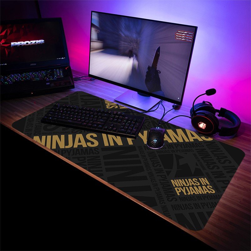 Mouse Pad Gamer Ninjas In Pyjamas Escrito
