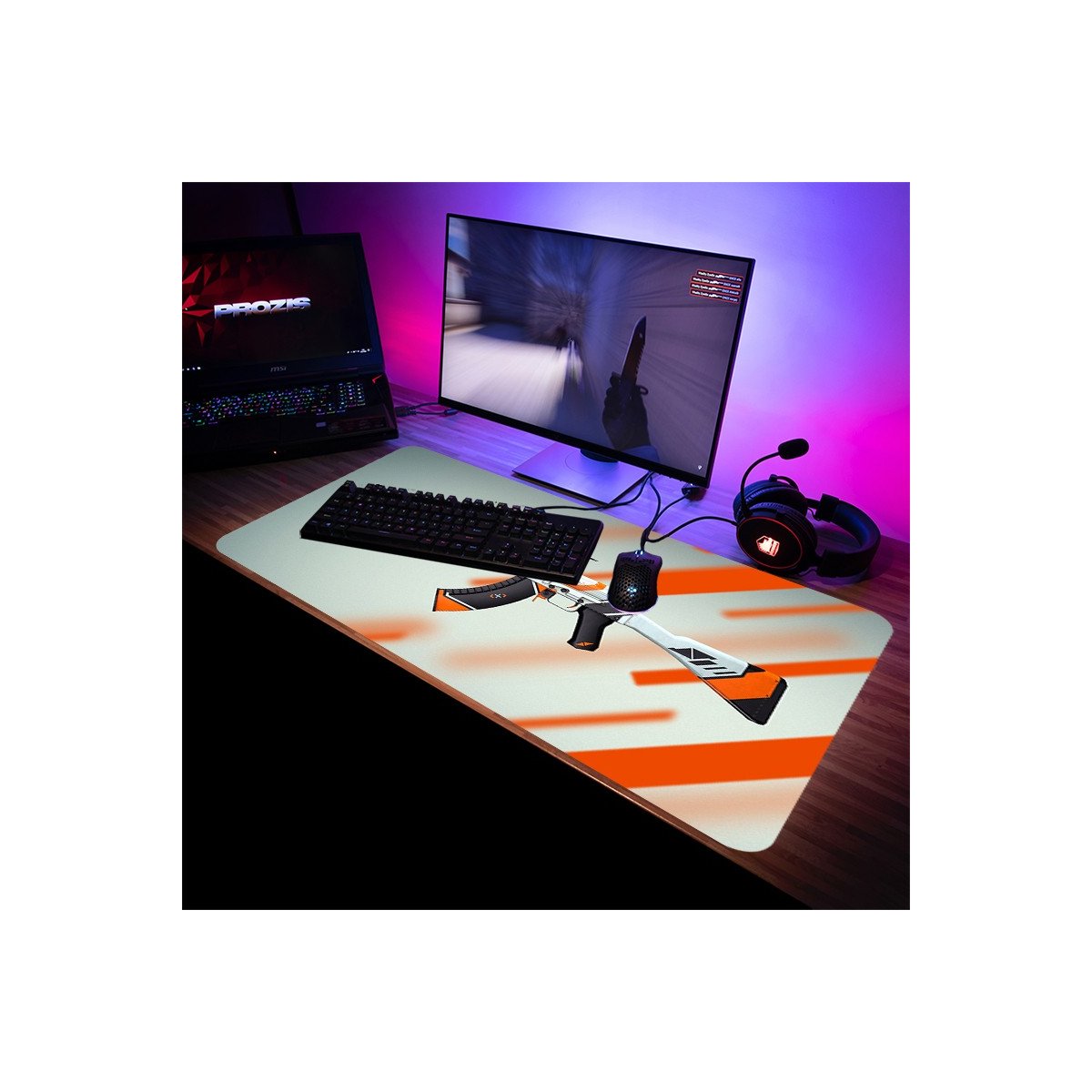 Mouse Pad Gamer Counter Strike Global Offensive AK-47 Asiimov