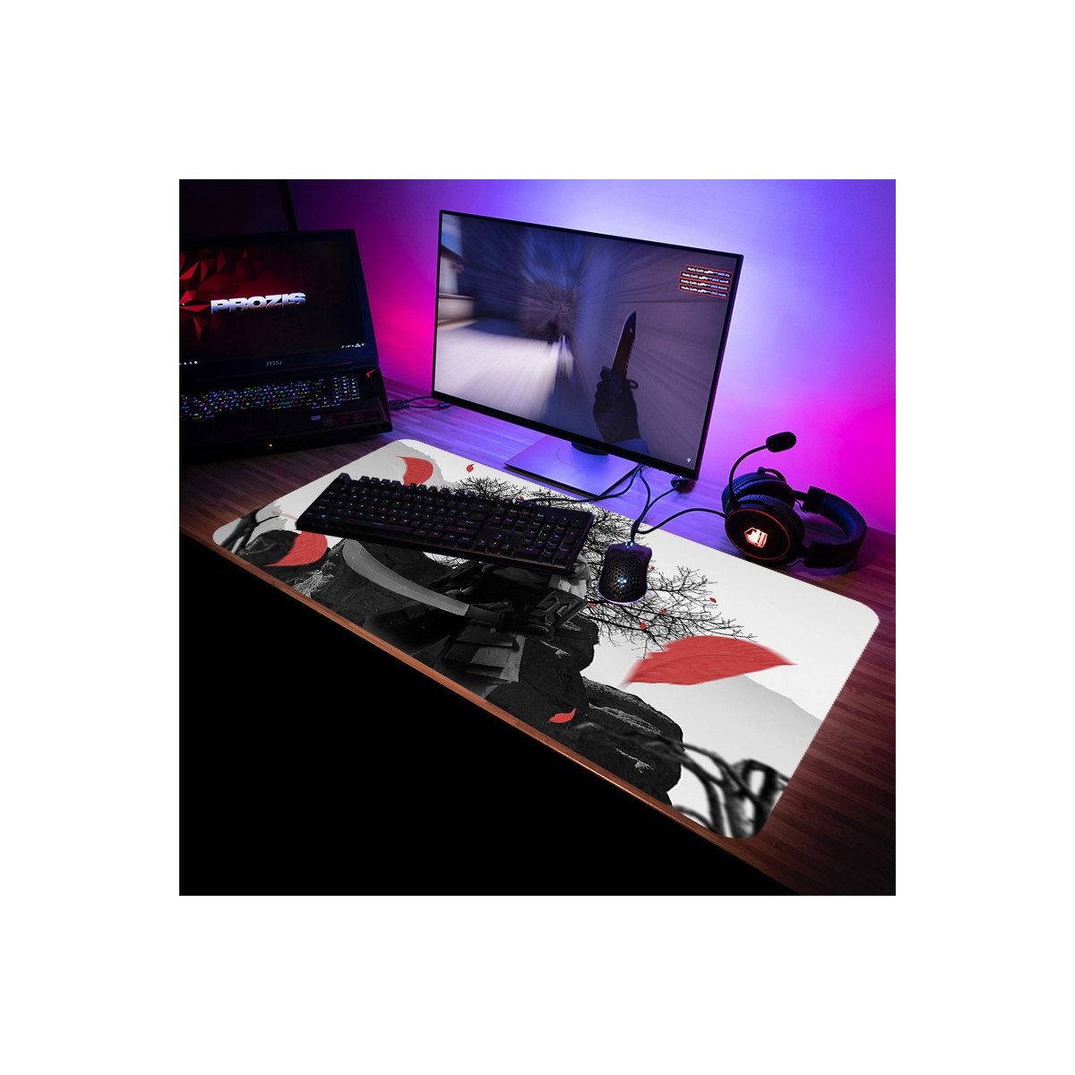Mouse Pad Gamer Dota 2 Juggernaut Petalas