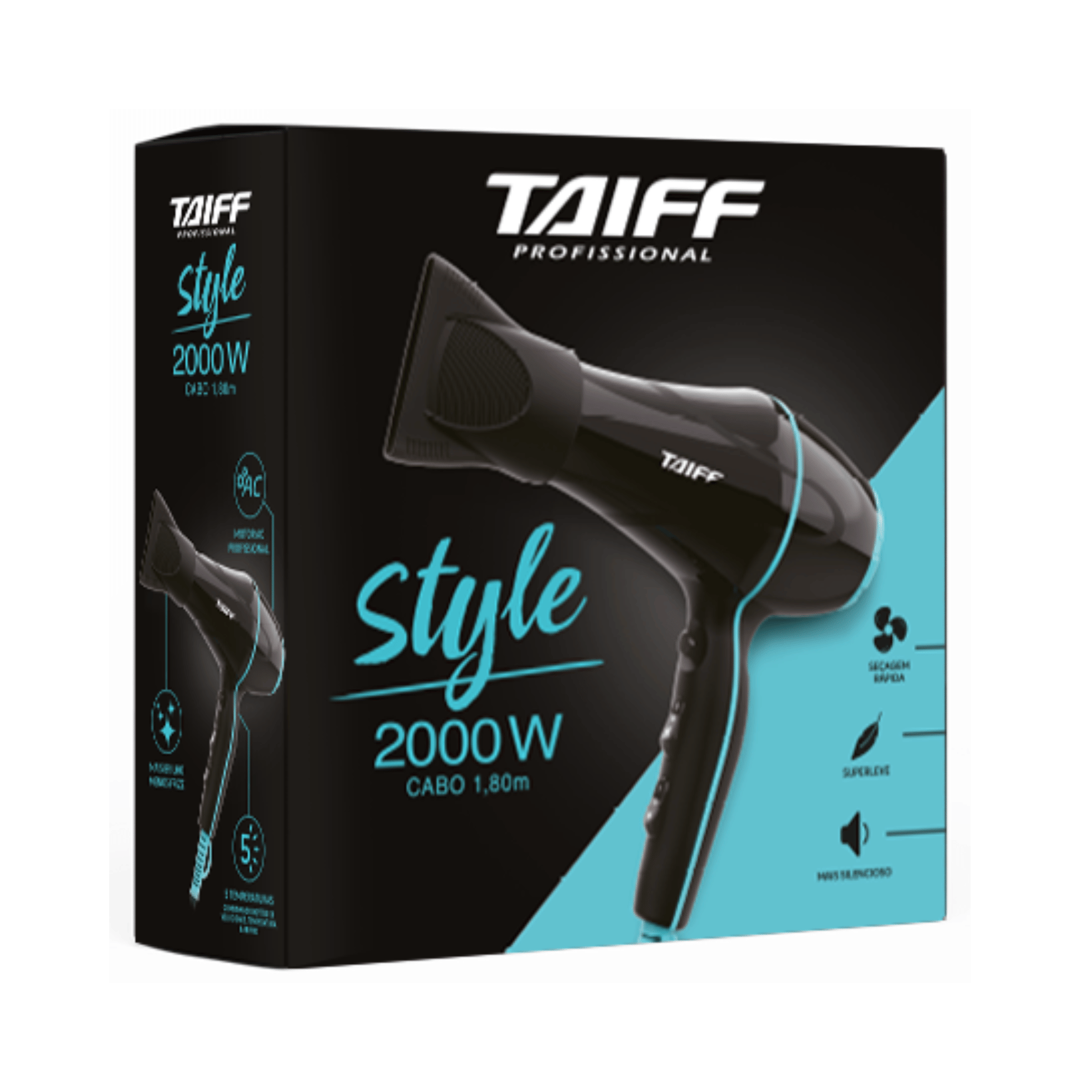 Secador Taiff Style 2000w 127v Pr