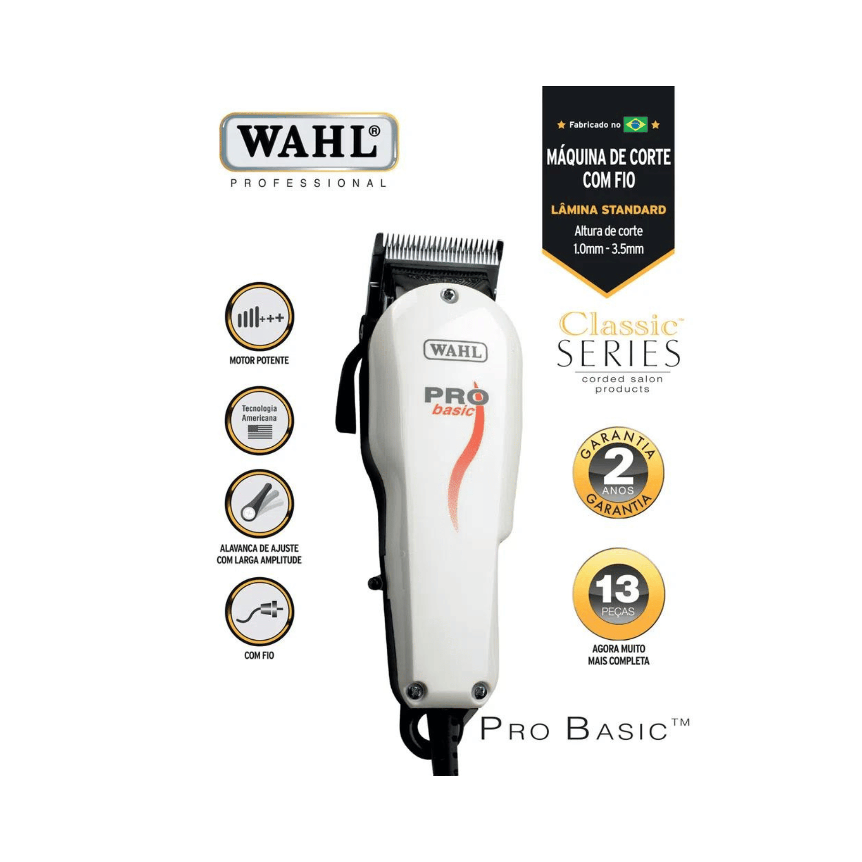Máquina Wahl Pro Basic 127v 08256-055