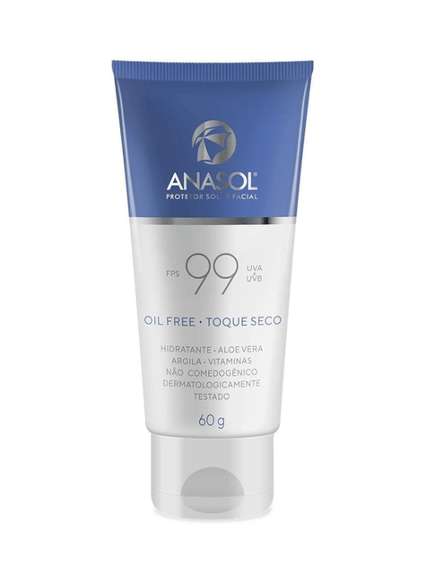 Protetor Solar Anasol Facial Fps99 60g