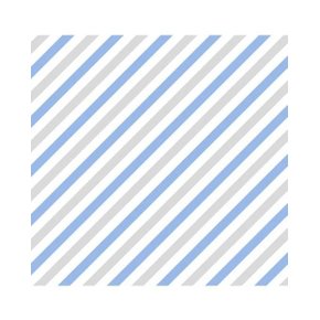 Tecido Tricoline Listrado Diagonal Azul Com Cinza