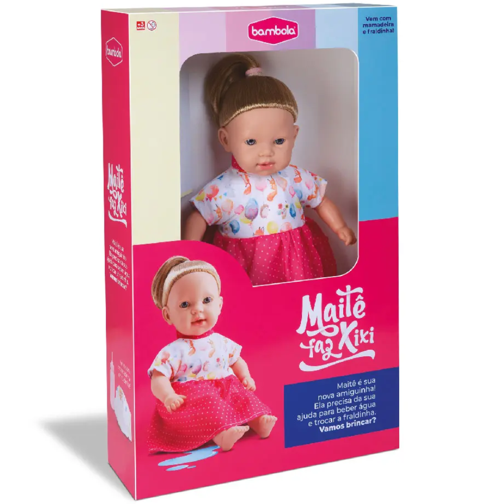 Boneca Maitê faz xixi ref 718 - BCL Distribuidora