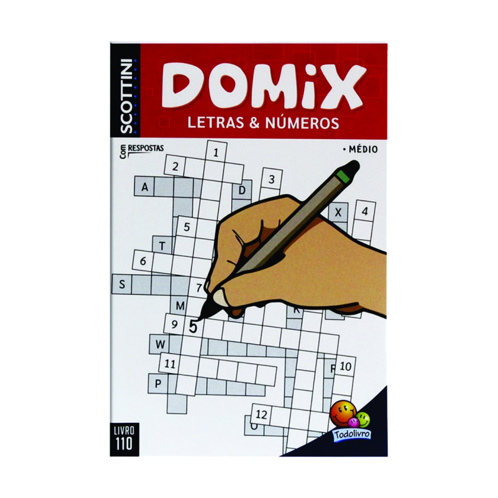 Livrinho Domix letras e números med ref 1159585 - BCL