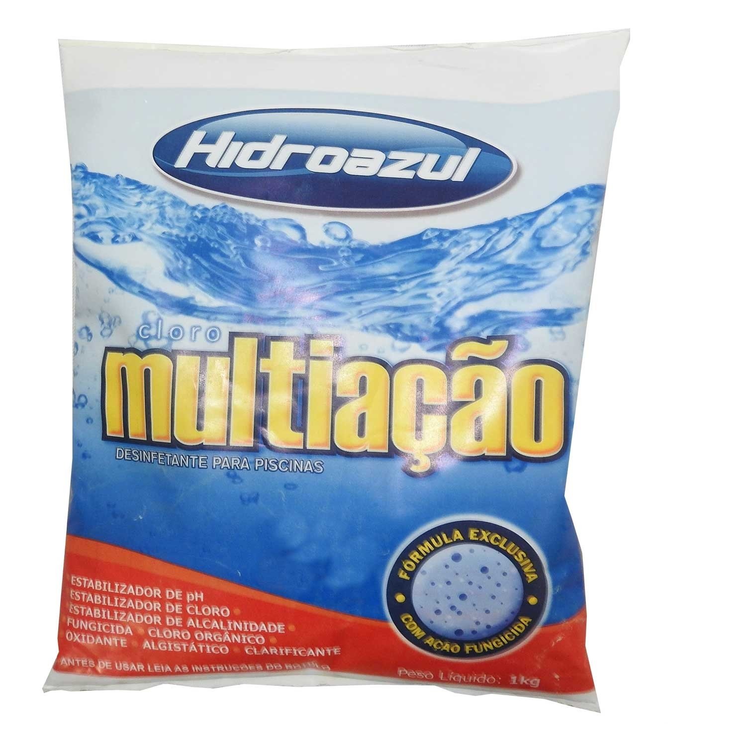 Cloro 1KG Hidroazul - BCS Materiais