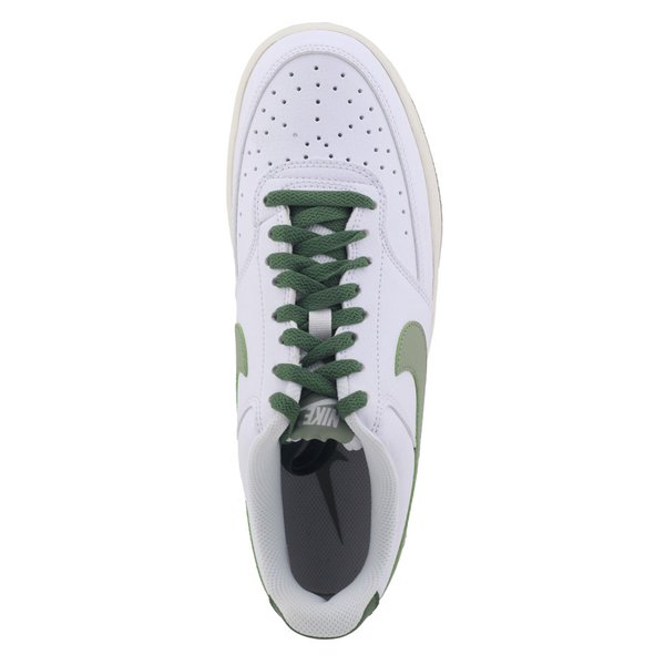 Tênis Masculino Nike Court Vision Low casual FJ5480 100 Branco/Verde