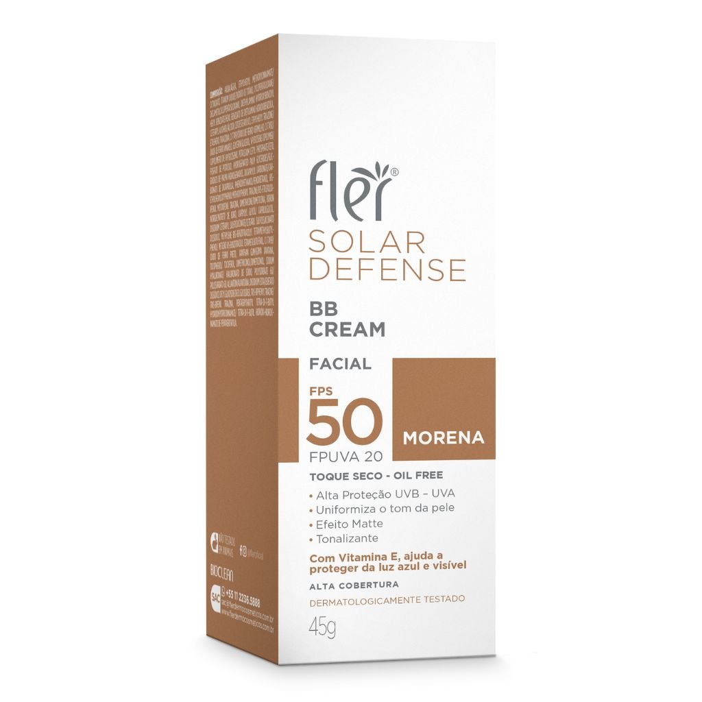 Solar Defense BB Cream Color Morena fps 50 45g Flér