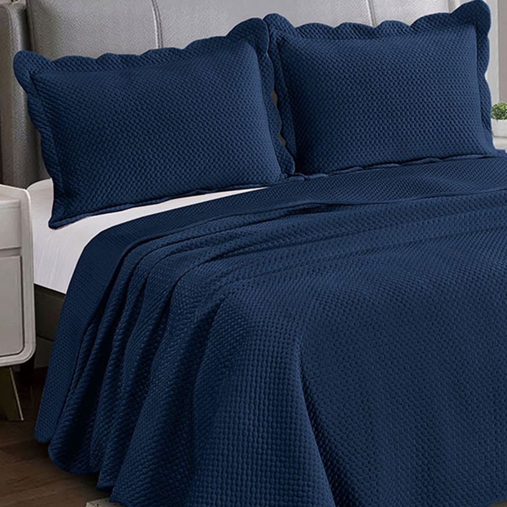 Colcha Velvet Neo King 260x280 Azul Marinho - Camesa