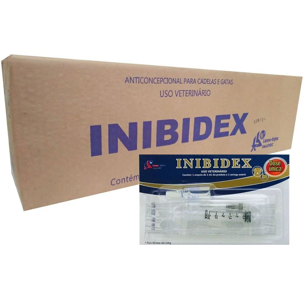 Inibidex Anticoncepcional Injetável (Caixa C/ 50 Un)