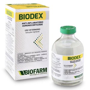 Biodex Antialérgico e Anti-inflamatório Injetável Biofarm 10 ml