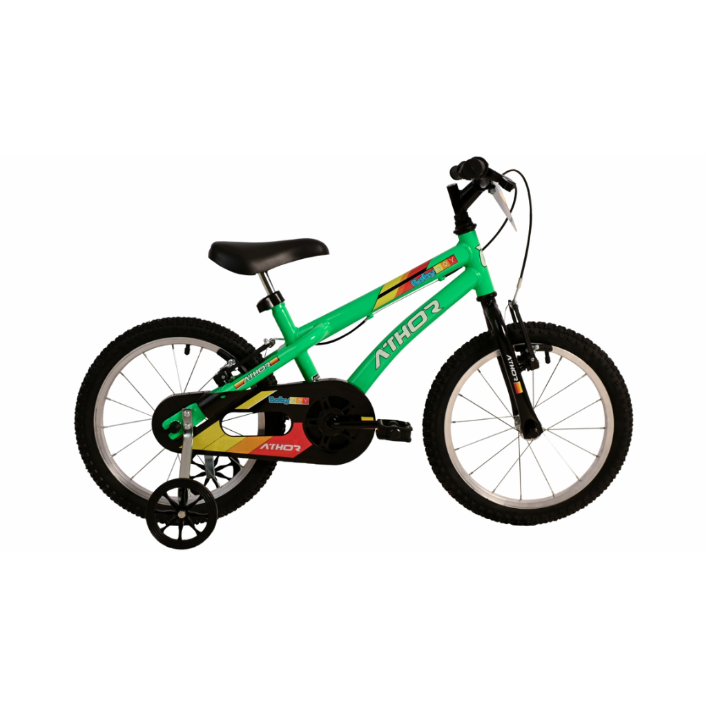Bicicleta Infantil Aro 16 Baby Boy Verde - Athor