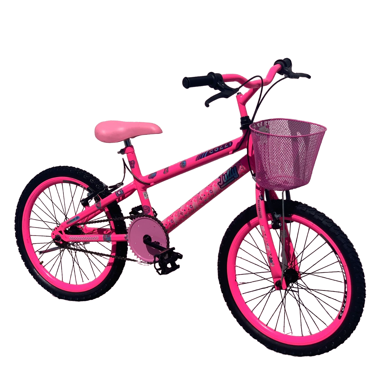 Bicicleta Aro 20 Feminina Colli Jully - Rosa