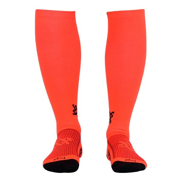 Meia Longa HUPI Lisa Laranja Neon