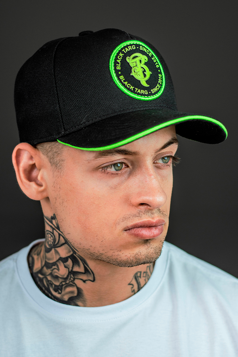 Boné Aba Curva Black Light Neon