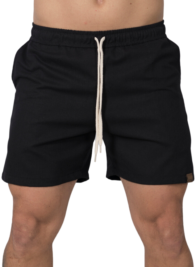 Short Linho Masculino Bluhen Preto - Córdova