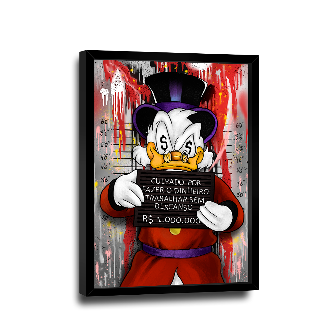 Quadro Tio Patinhas - BR ARTES