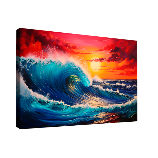 Quadro Decorativo Ondas de Amor