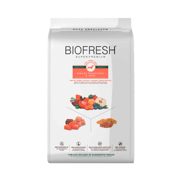 Ração Biofresh para Cães Adultos de Raças Pequenas e Mini 10,1kg