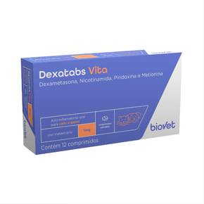 Anti-inflamatório Dexatabs Vita para Cães e Gatos