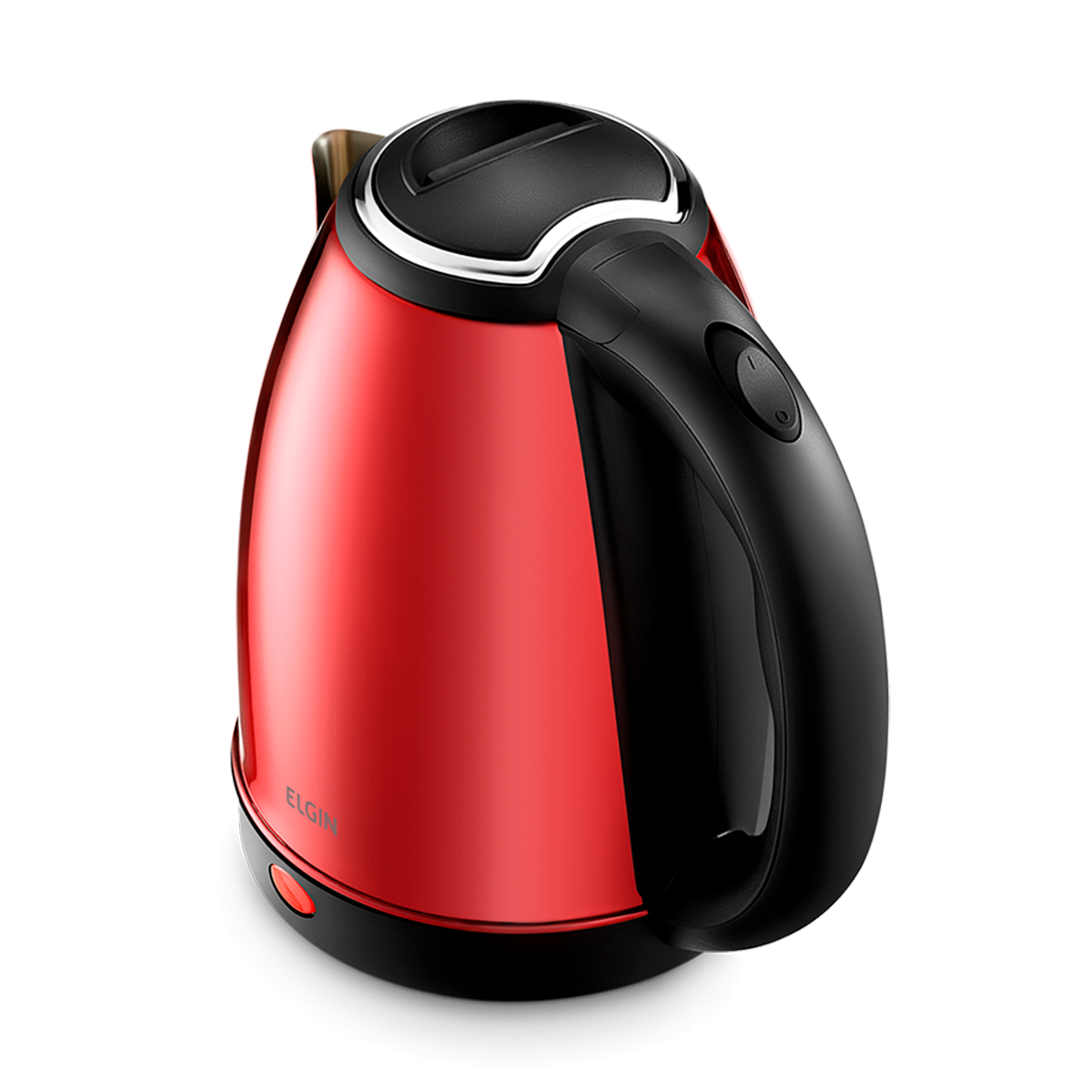 Chaleira Elétrica Elgin Inox Prime 1,8L Vermelha