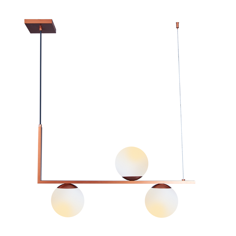 Lustre Pendente Startec L3 Havana Triplo 3XE27 Bivolt