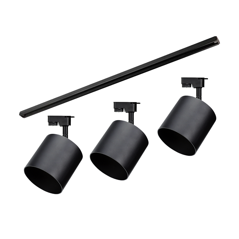 Kit Trilho Taschibra com 3 Spot Track AR111 GU10 Bivolt