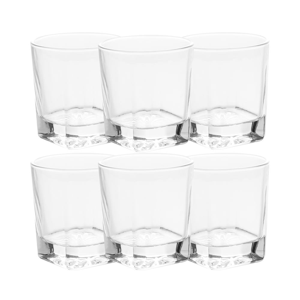 Jogo 6 Copos de Cristal Wolff 315ml para Whisky