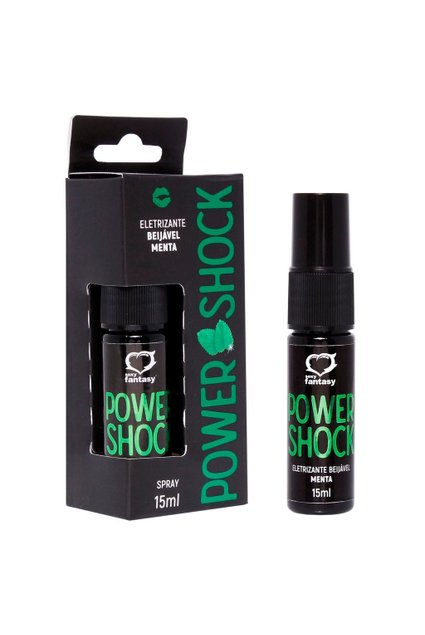 Power Shock Spray Vibrante 15ml Sexy Fantasy Menta