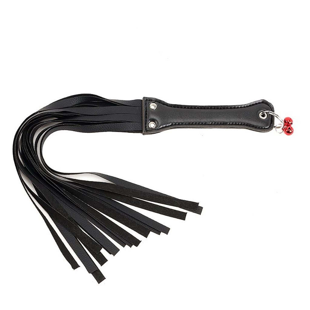 Chicote em Tiras Luxo com Sino Preto