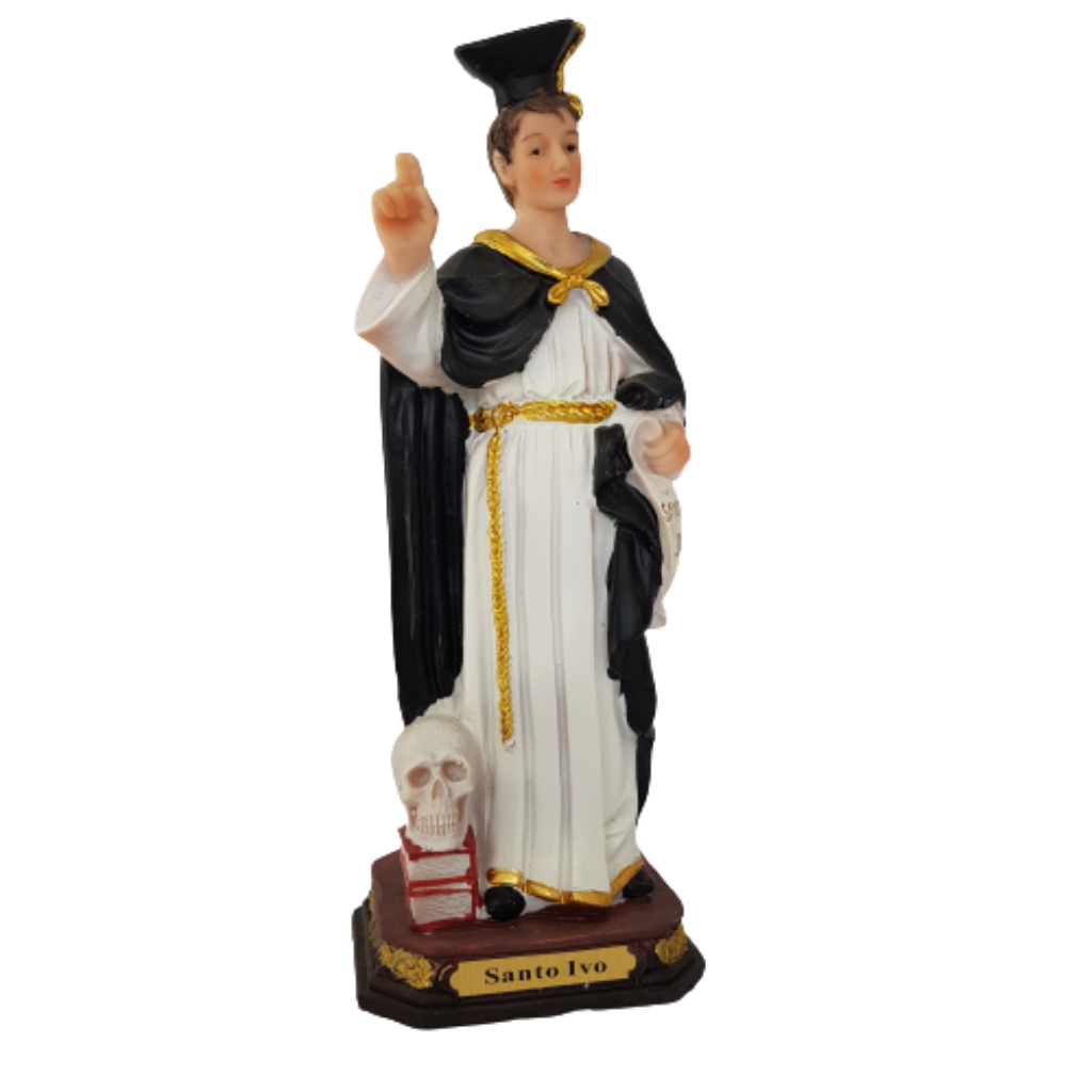 IMAGEM DE SANTO IVO EM RESINA - Camicado