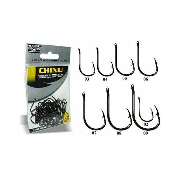 Anzol Chinu Black Nickel Marine Sports 3