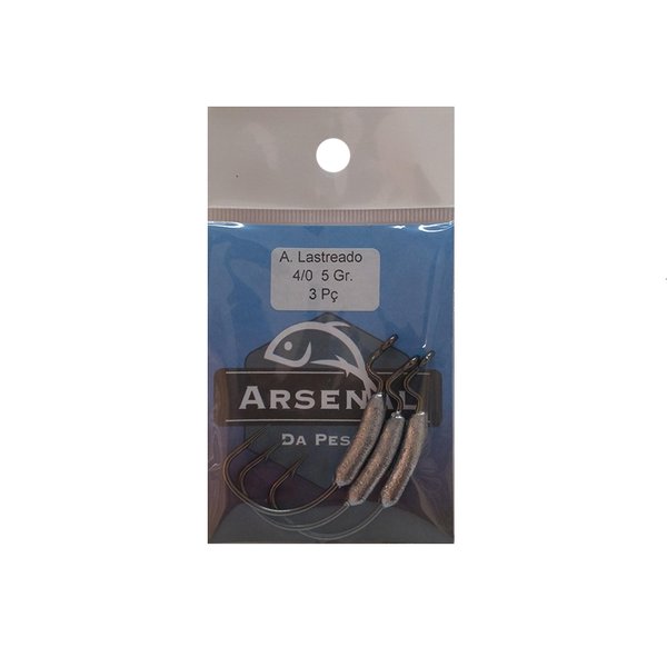 Anzol Lastreado 5 Gramas Arsenal 6/0