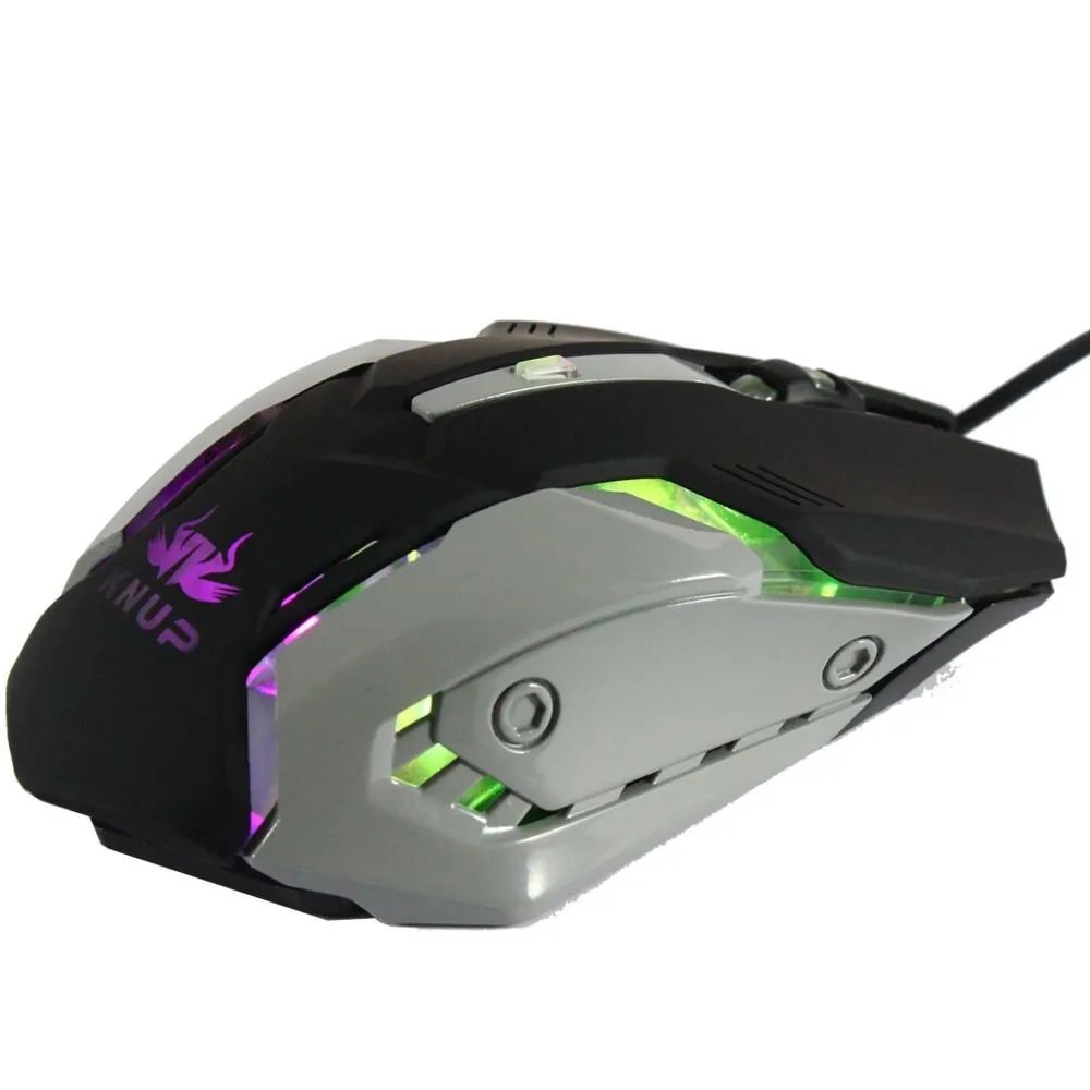 Kit Combo Teclado E Mouse Gamer Led Rgb Knup Kp2054