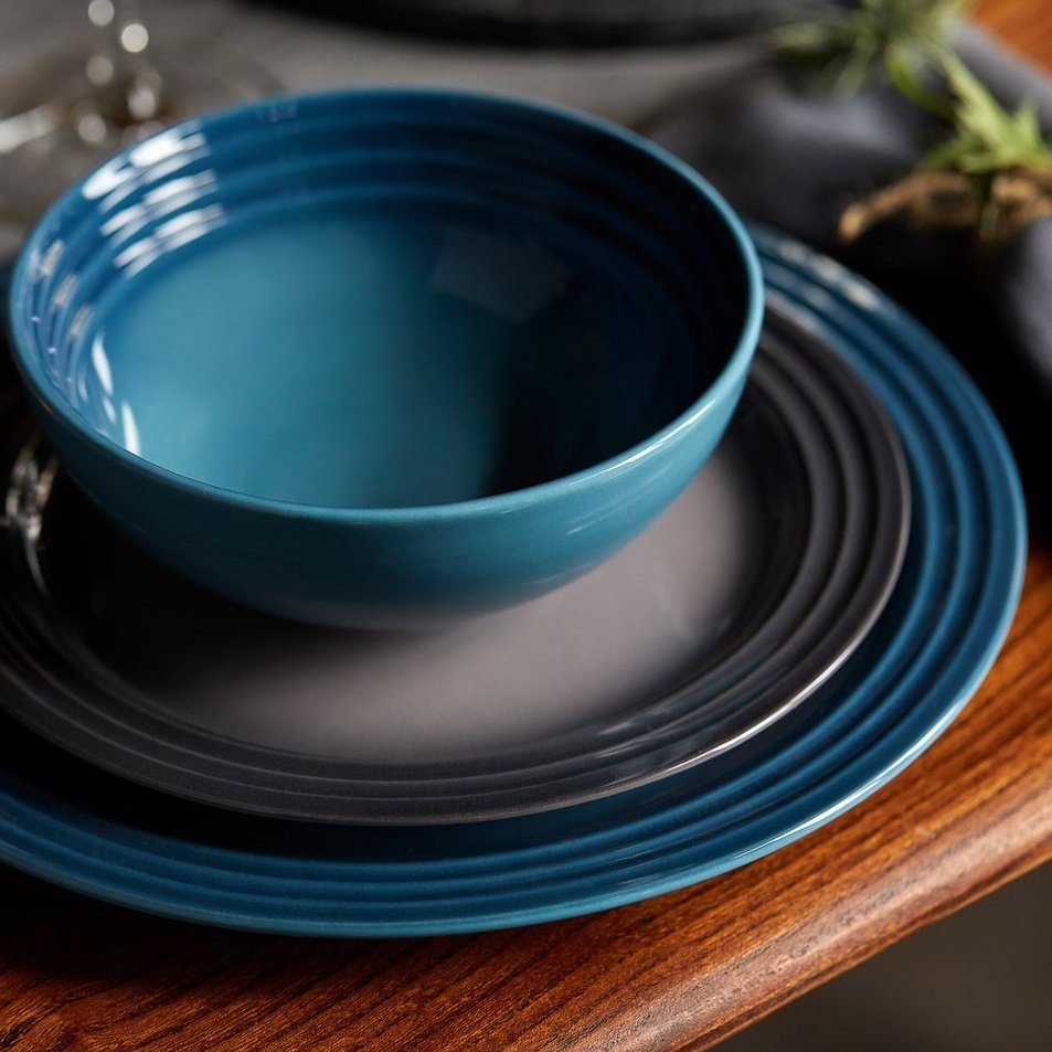 Prato Raso 27cm Le Creuset Azul Marseille