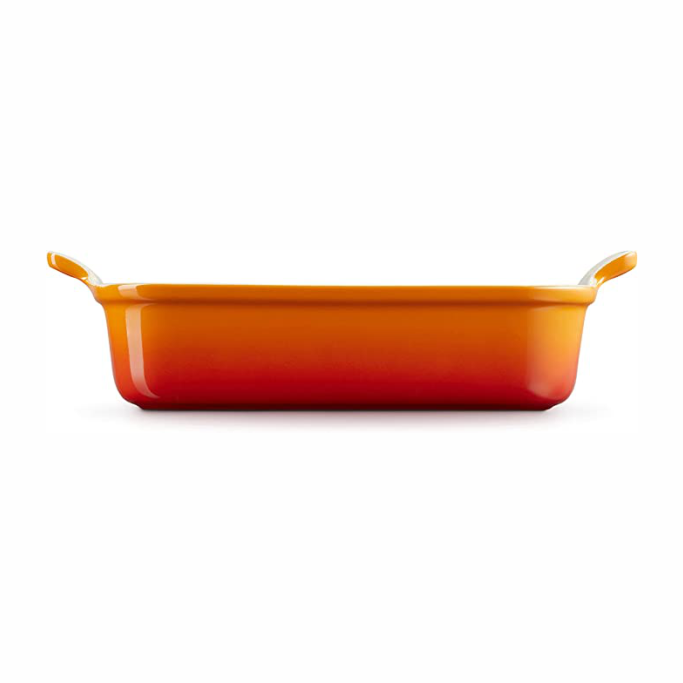 Travessa Retangular Heritage Le Creuset 19cm Laranja