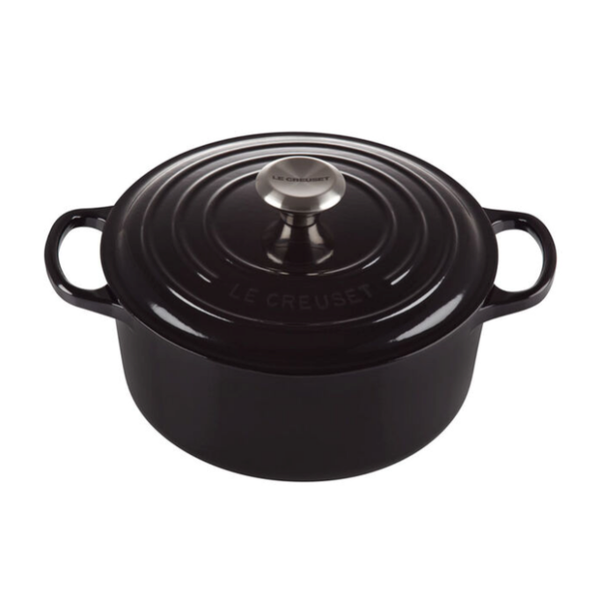 Panela Redonda Signature 24cm Le Creuset Black Onyx