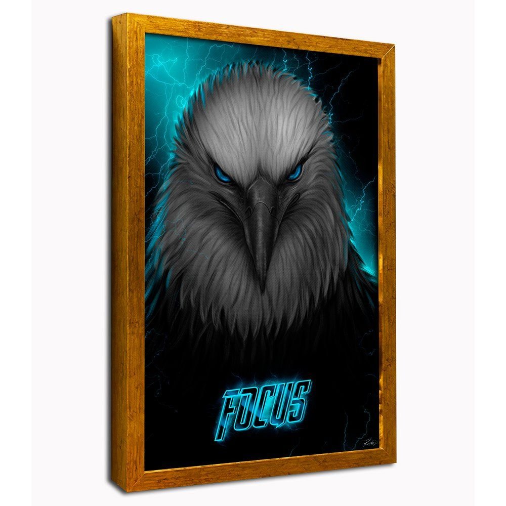 Quadro Decorativo Águia Foco