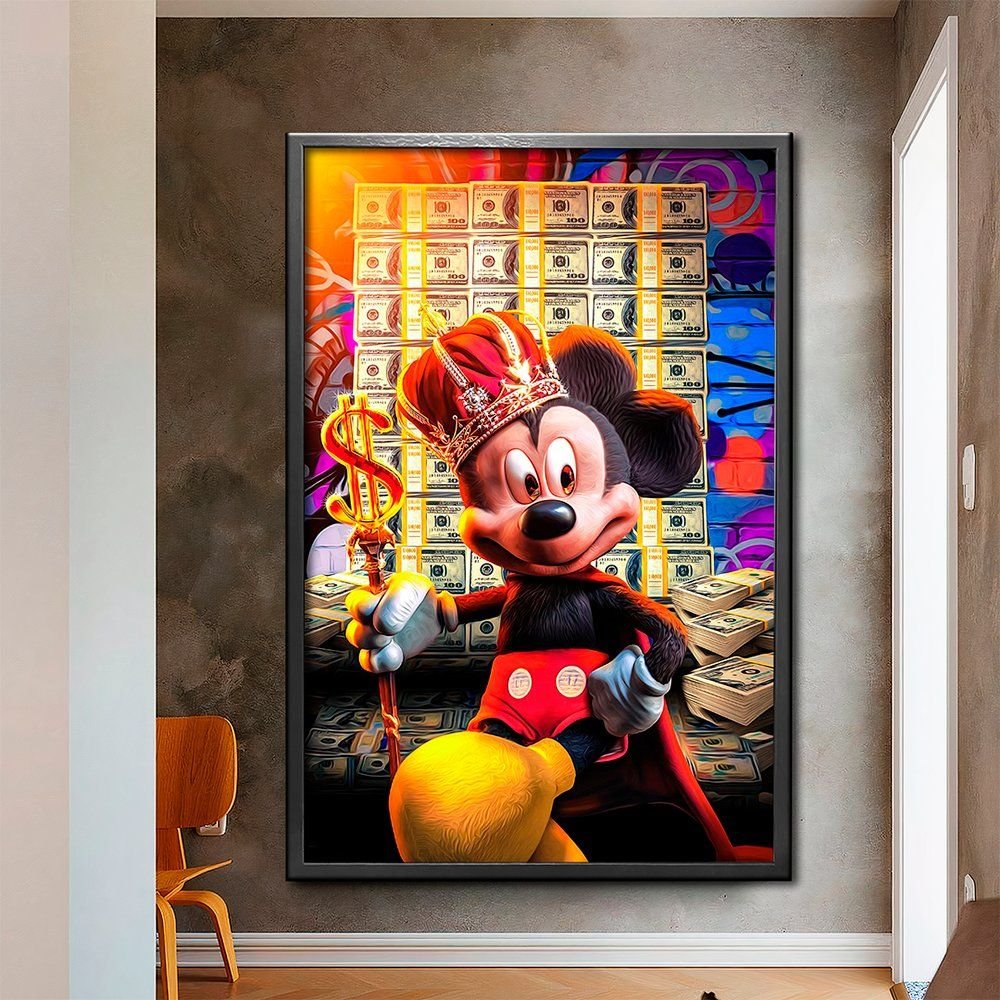 Quadro Decorativo Rato Milionário