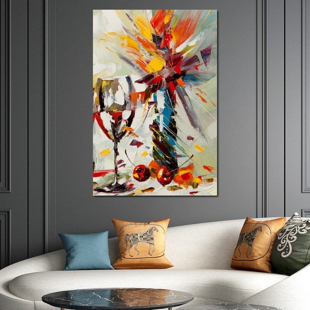 Tela Decorativa Grande Taça Explozion - 60cm x 90cm
