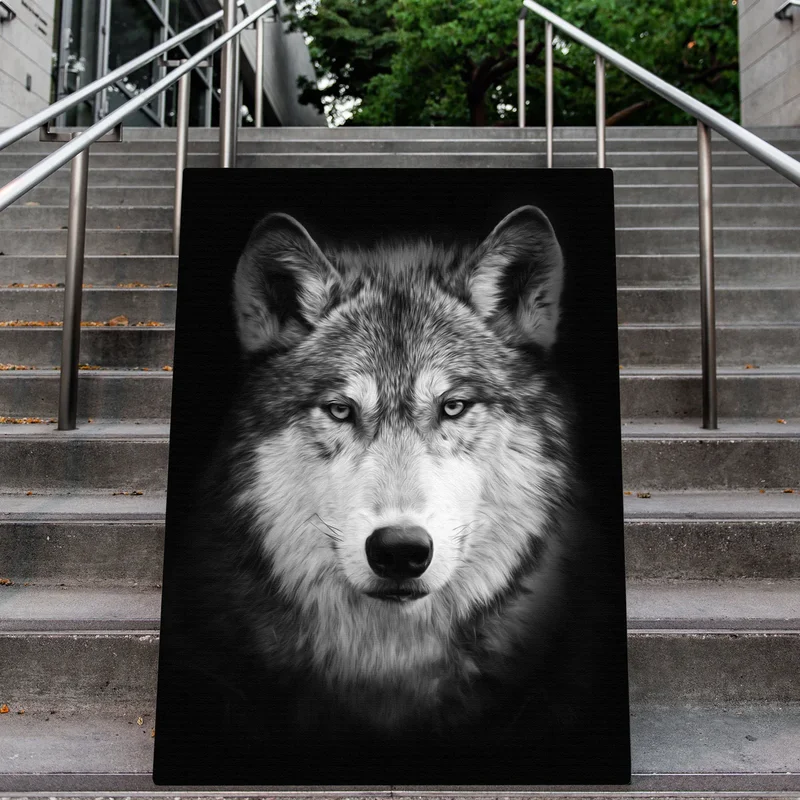 Tela Decorativa Grande Wolf - 60cm x 90cm