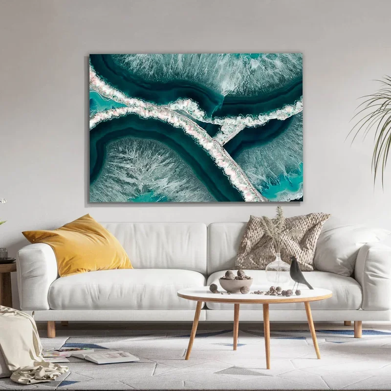 Tela Decorativa Grande Arte encontro mar - 60cm x 90cm