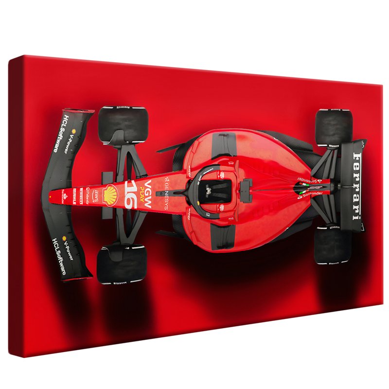 Quadro Decorativo Formula 1 Vermelha