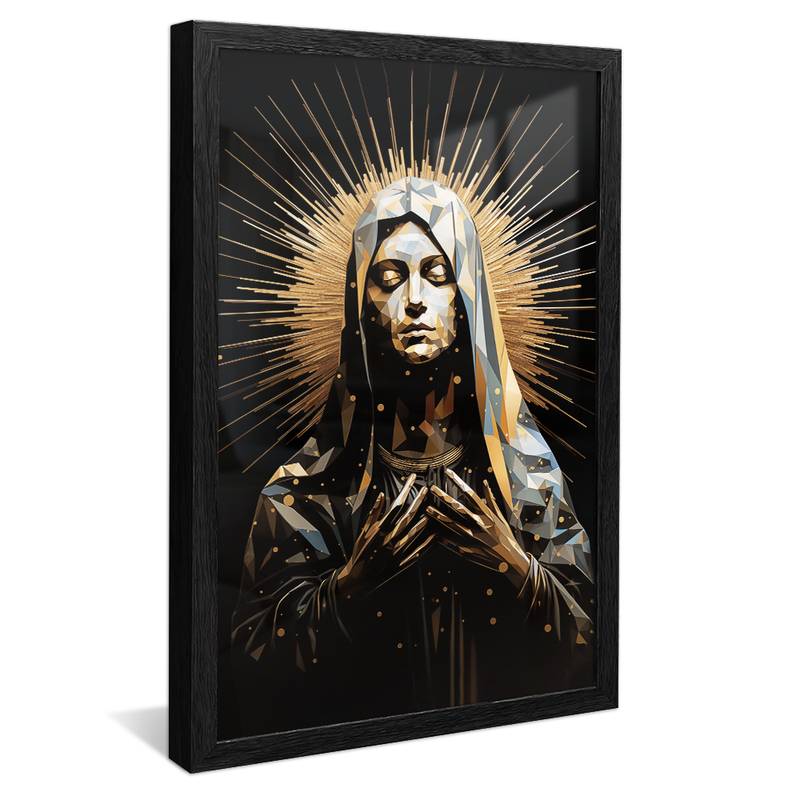 Quadro Decorativo Retrato Maria Vitral V929