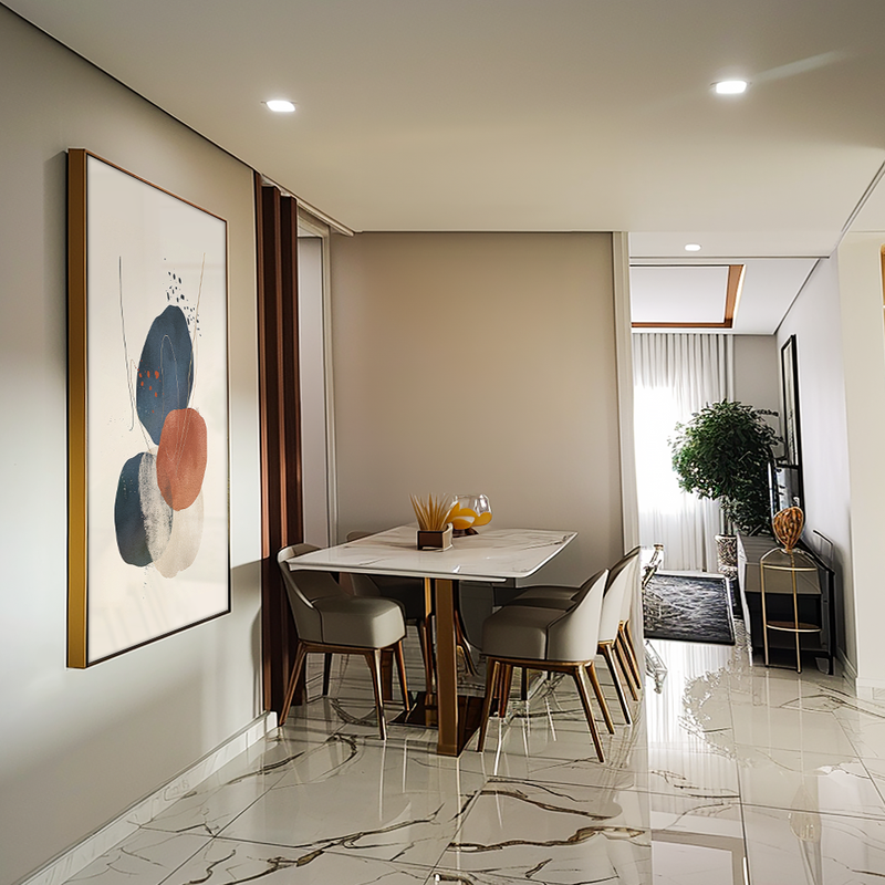 Quadro Decorativo Gotas Coloridas V1133