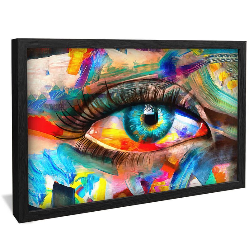 Quadro Decorativo Olhar em Pinceladas V1602
