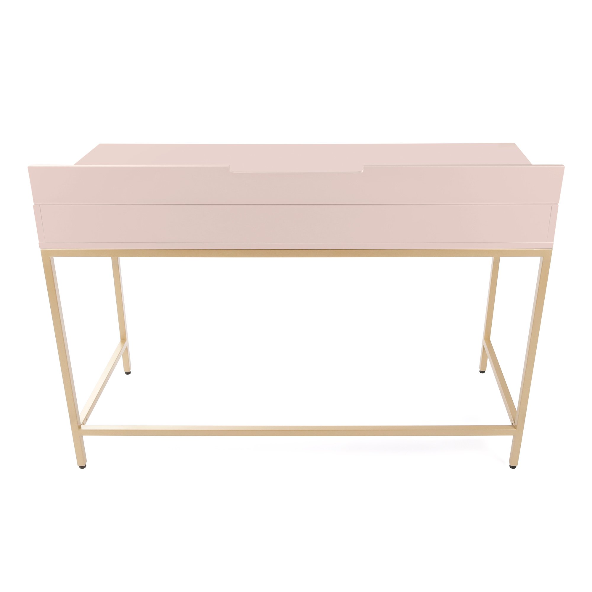 Escrivaninha Square 2 Gavetas Rosa