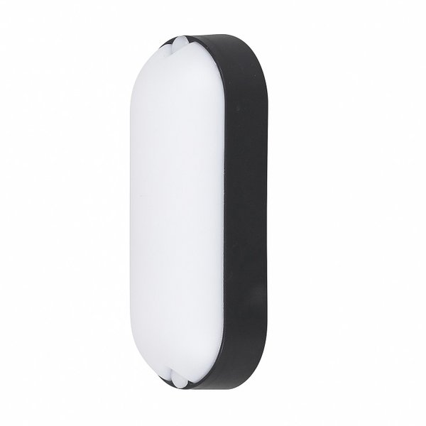 Arandela LED 12W Tartaruga Bivolt IP65 Preta Gaya