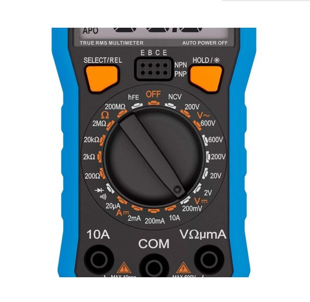 Multímetro Digital CAT II 600V True RMS com Detector de Tensão sem ...